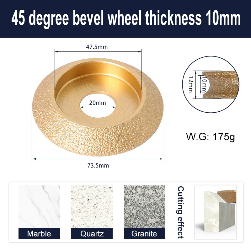 Stone Grinding Wheel Marble Granite Trimming Brazed Diamond Drill Bit ...