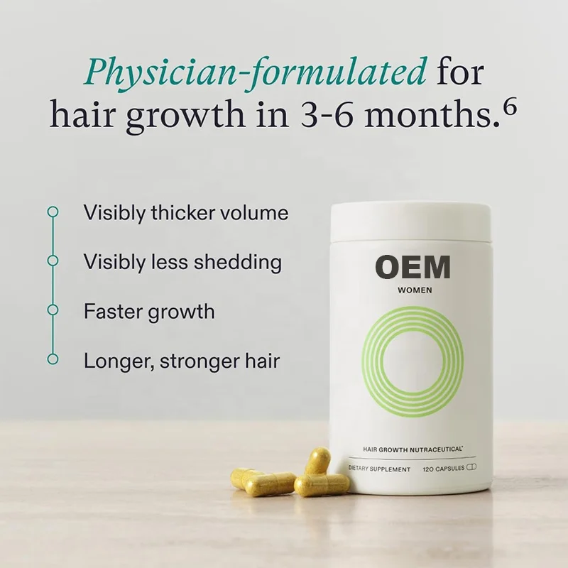 Women's Hair Growth Supplement Clinically Proven Hair Capsules For ...