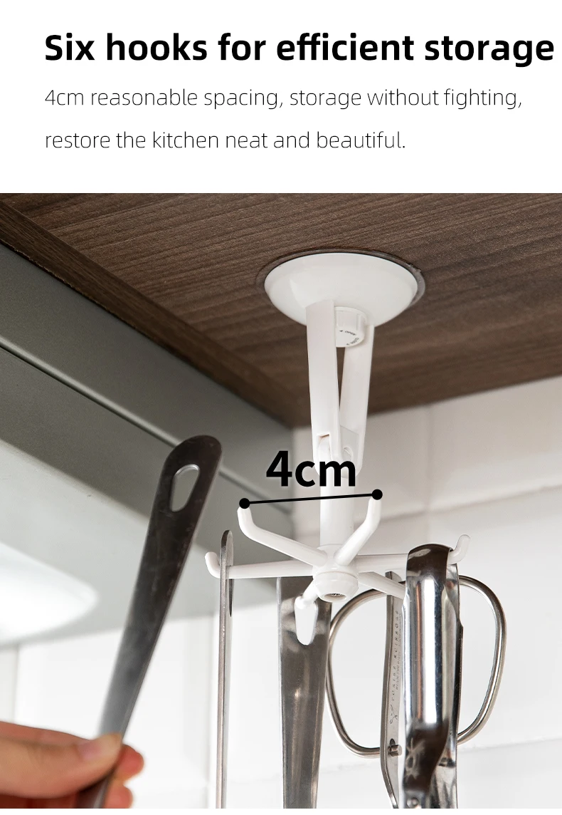 SHIMOYAMA Wall Rotary Hook - Versatile 360-Degree Hanger