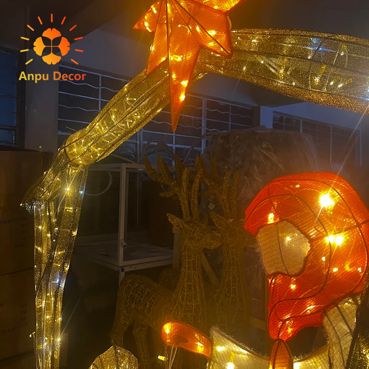 Large Simulated Golden Banyan Tree for Shopping Malls Hotels Christmas ...