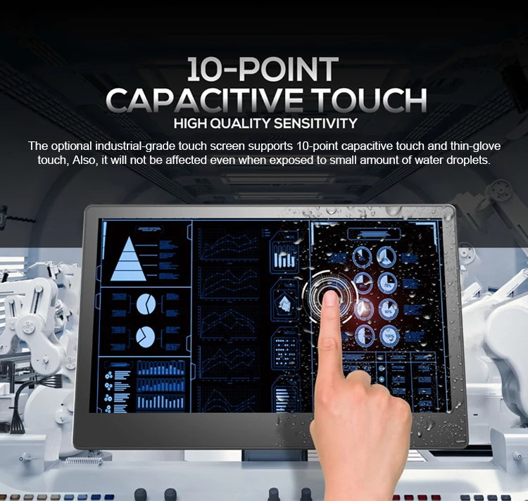 1920x1080 Fhd 13.3 Inch Screen Full Lamination Panel Industrial Grade ...