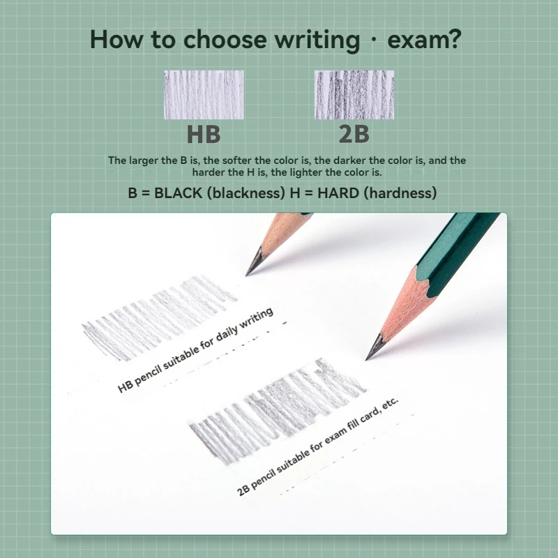 Deli 33311 HB Pencils - Perfect for School & Exam Writing