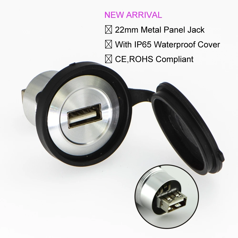 22mm Metal USB2.0 Female A to Female A Connector - ELEWIND