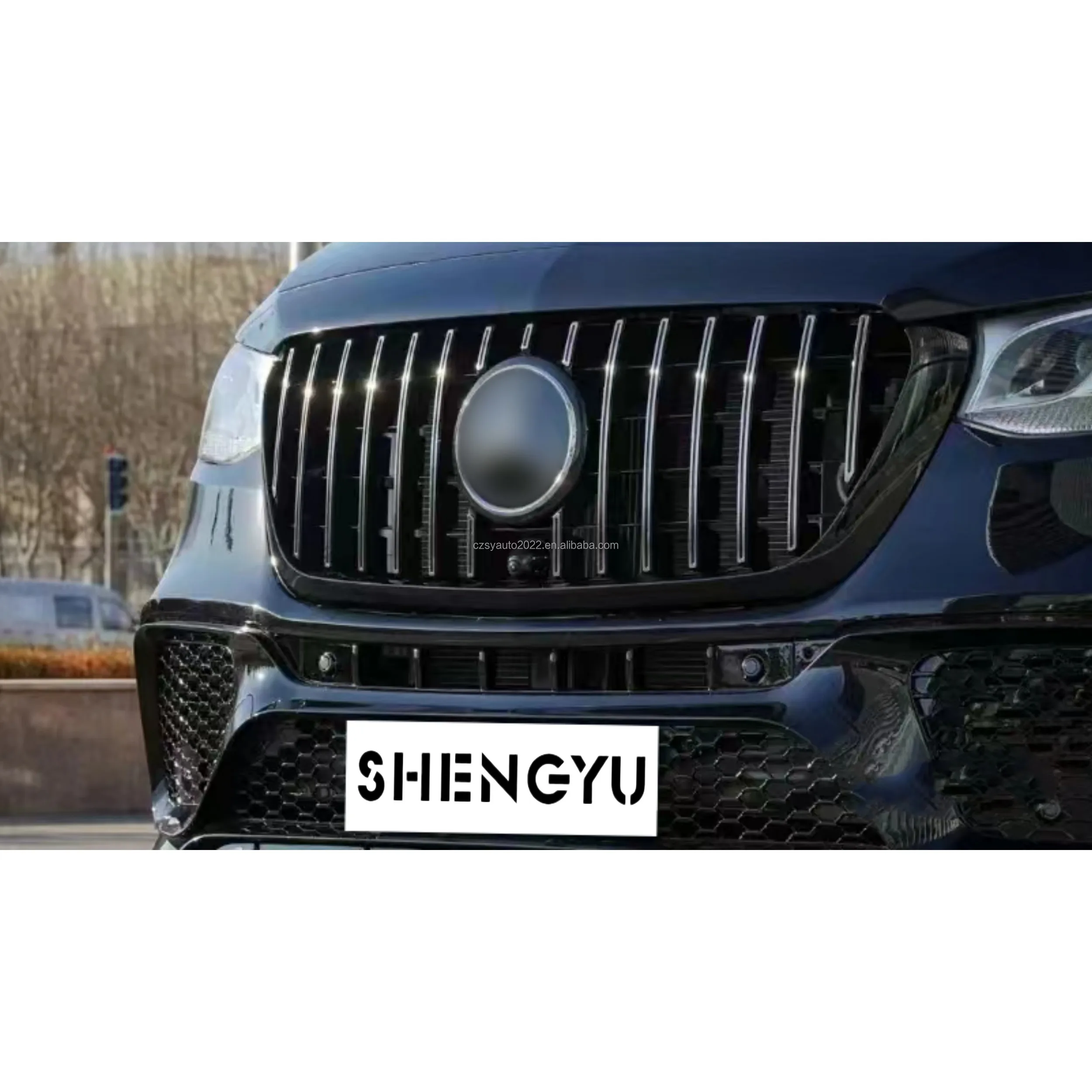 Body Kit Include Front Bumper Assembly Rear Lip Exhaust For Mercedes ...