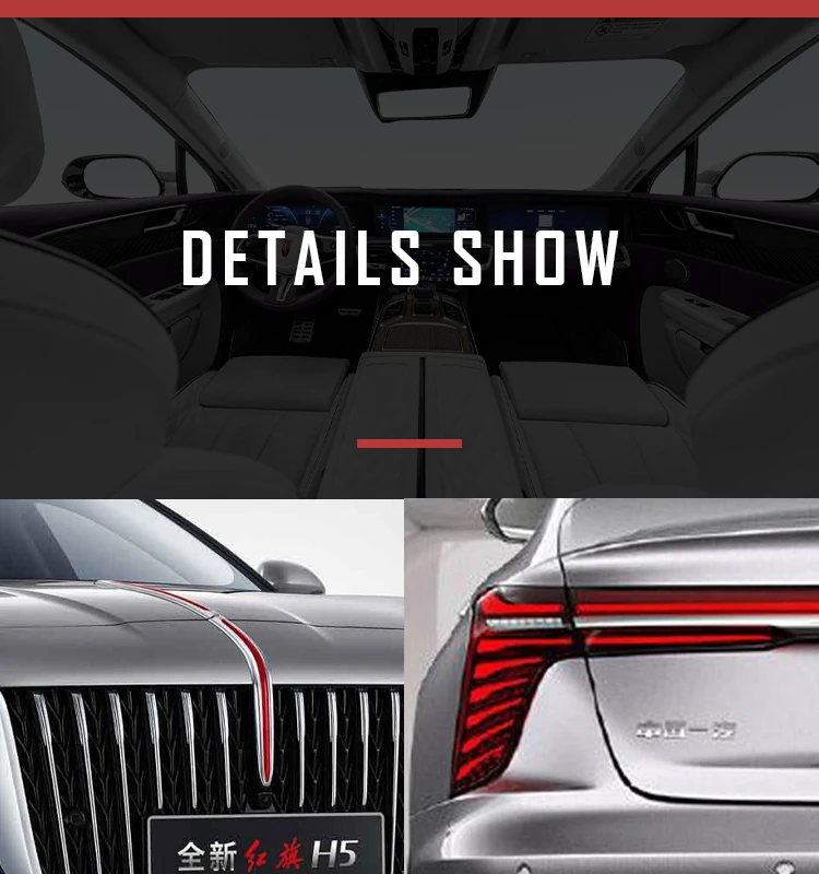 Gray Color 0km Mileage Hongqi H5 2.0t Automatic Smart Qiling Edition - Buy Automatic Intelligent ...