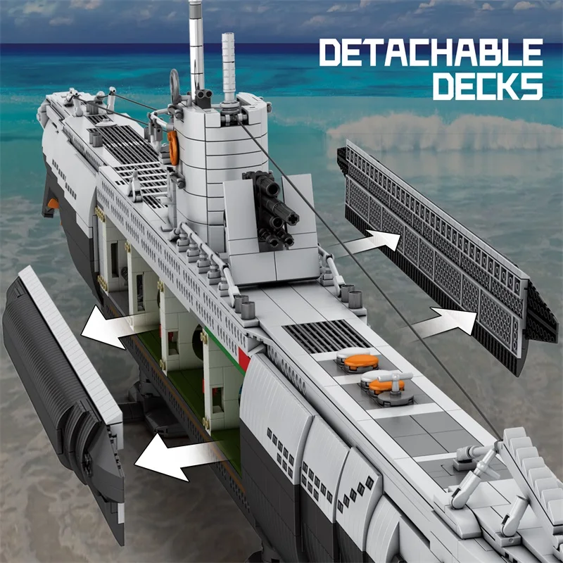 Alibaba.com: Reobrix 33050 U-Type Submarine Toy Bricks, Military ...