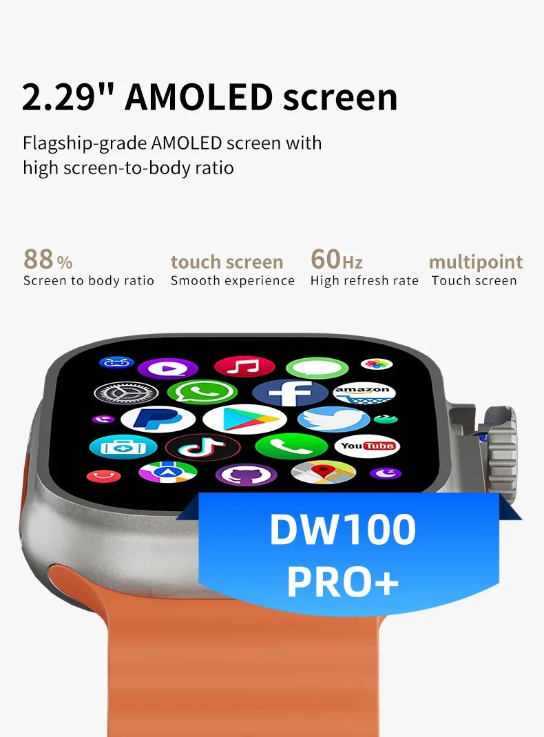 4G Dual SIM 2.04-Inch AMOLED Smartwatch with GPS & Video Call