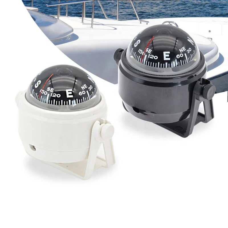 Marine Magnetic Compass Boat Navigation Vehicle Ball Magnetic Compass ...