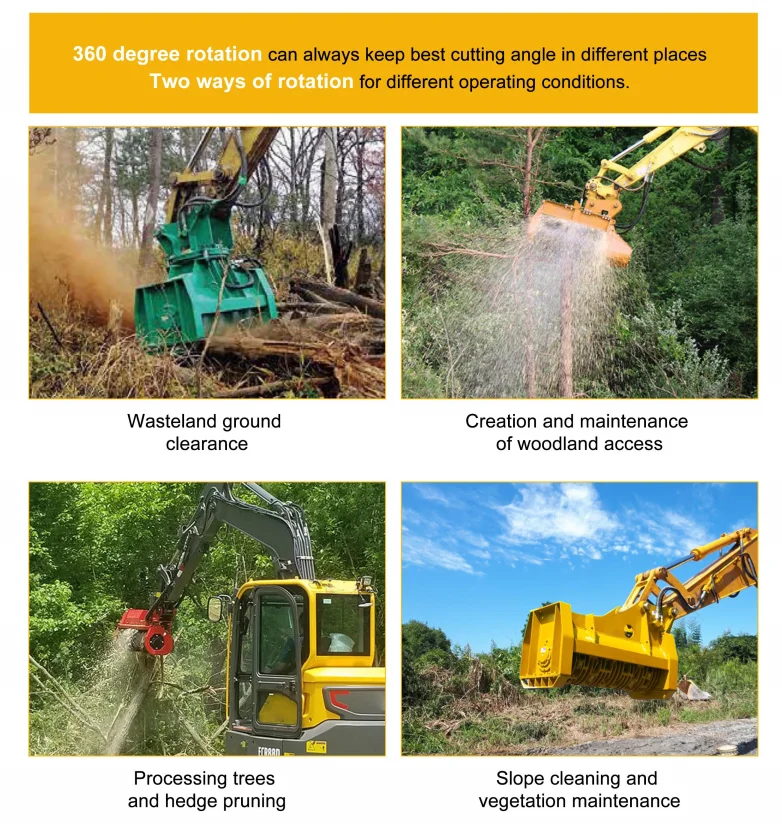 Excavator Mulcher - Efficient Tree Crushing Solutions