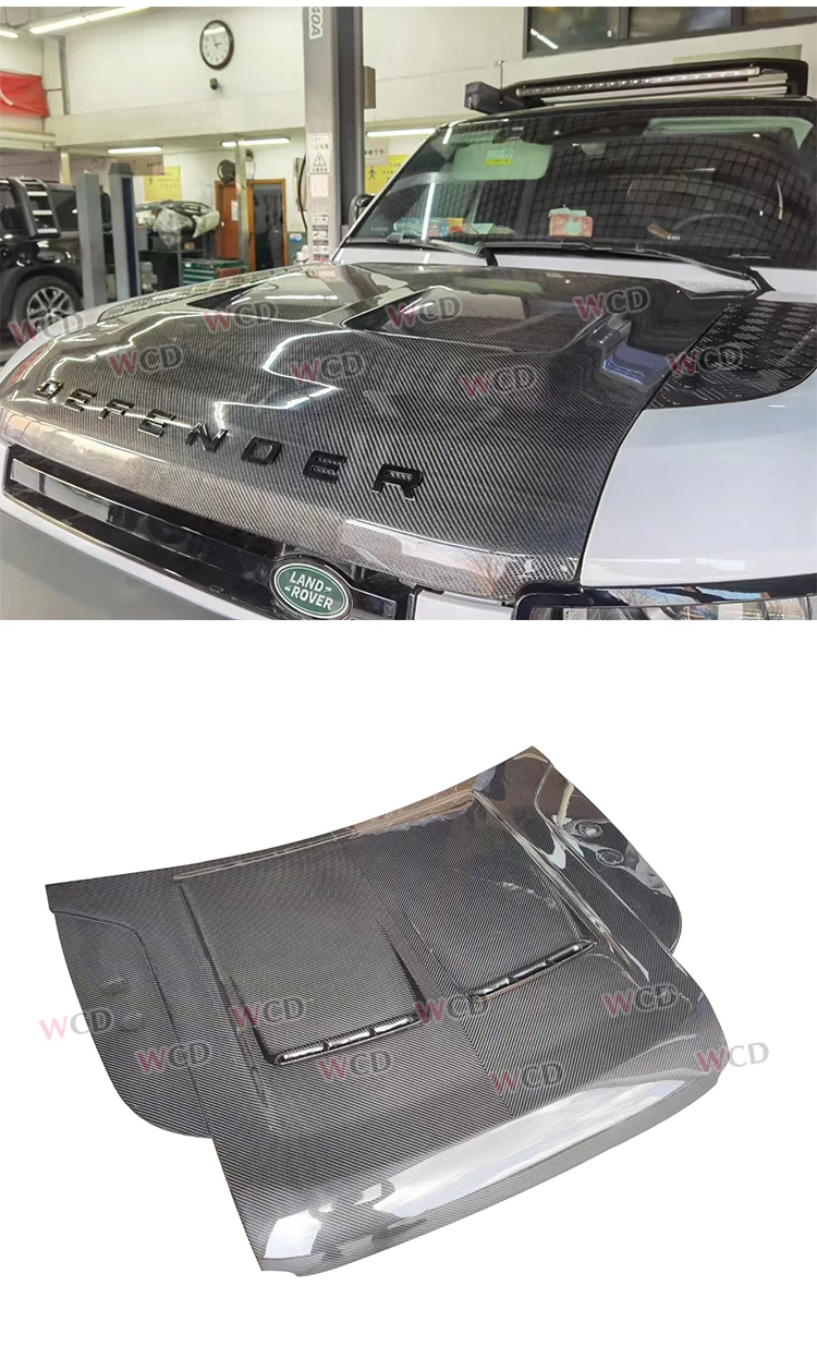 High Quality Car Hoods Real Carbon Fiber Engine Hood Bonnet for Land ...