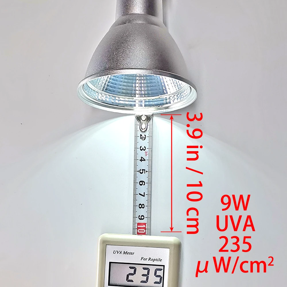 4w 9w Led Uvb Uva Reptile 5.0 10.0 Sun Light Turtle Uv Bulb Full ...