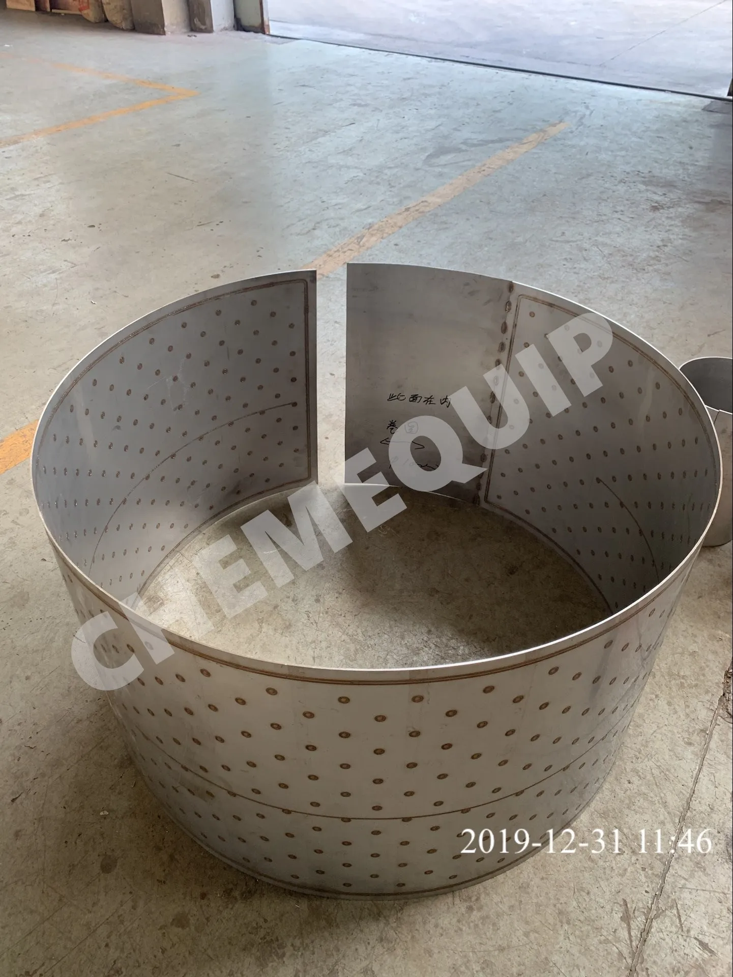 Stainless Steel 304 Dimple Jacket For Milk Cooling - Buy Dimple Jacket ...