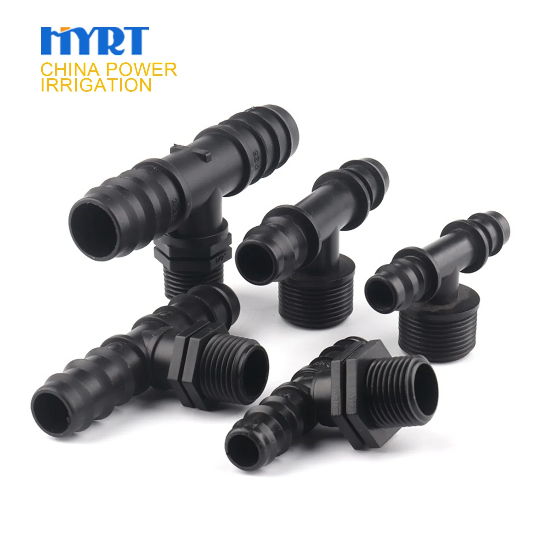 Barbed 16mm Start Offtake with t Type Rubber Ring Plastic Agriculture ...