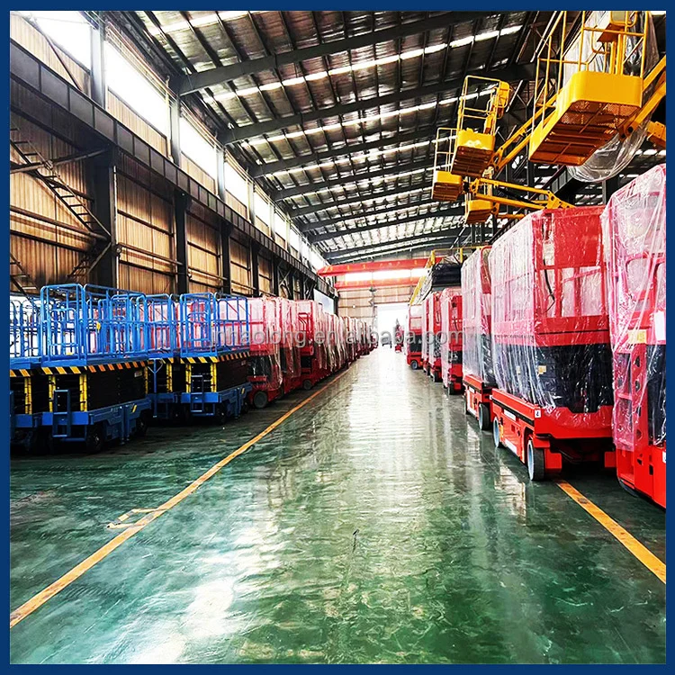 Self Walking Lifting Platform Electric Scissor Type Operation Climbing ...