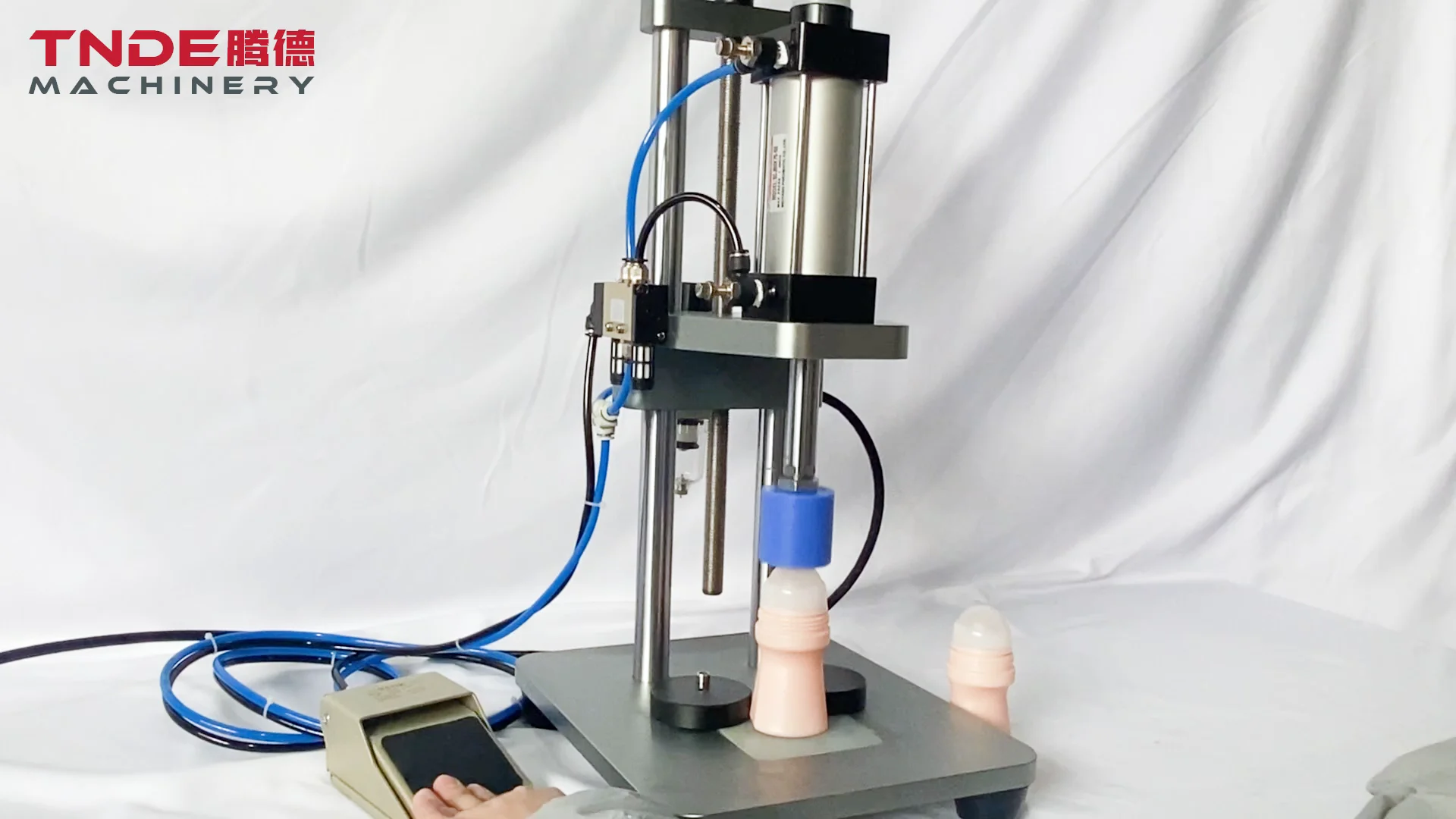 Tnde Perfume Collar Ring Pneumatic Pressing Machine 17mm Middle Collar ...