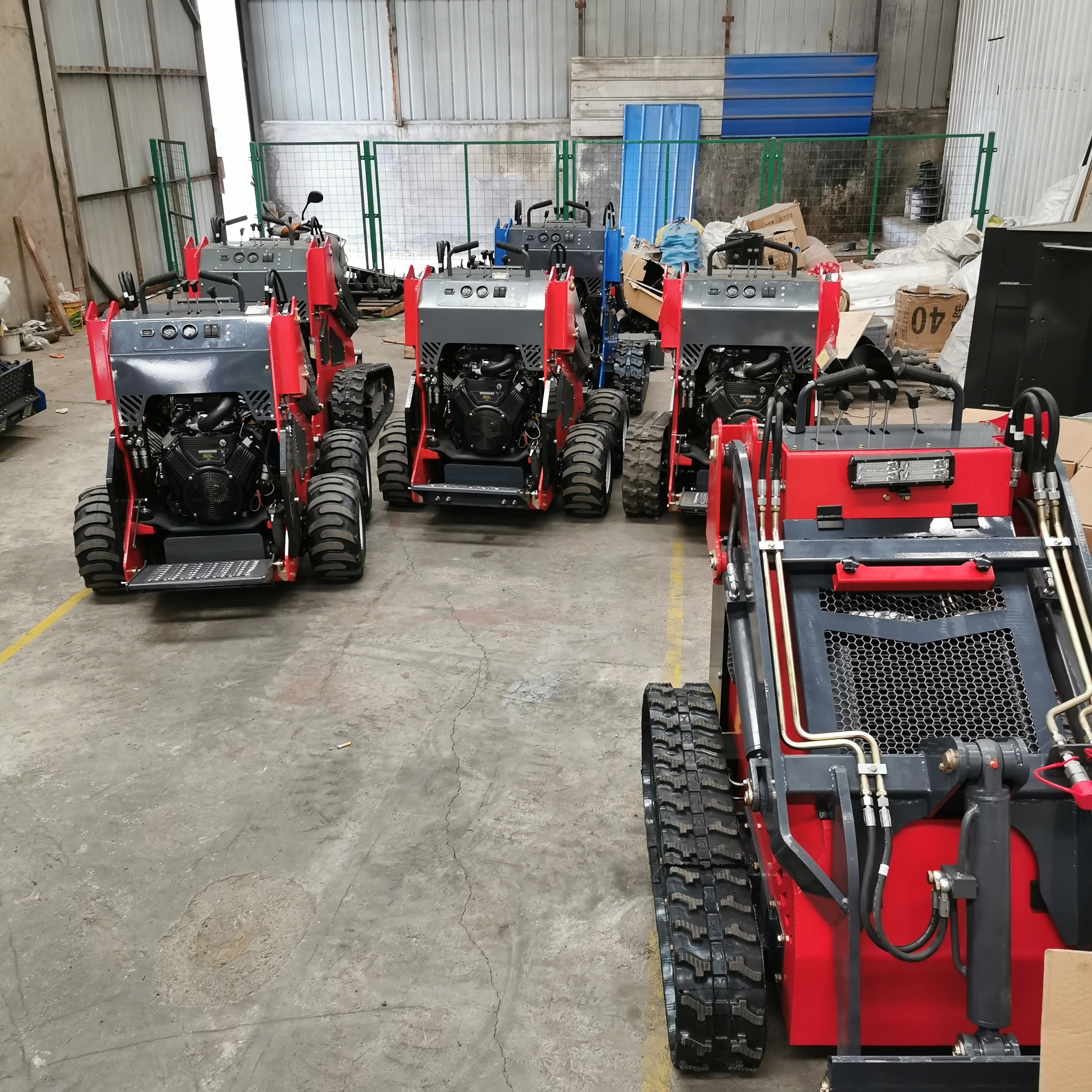 Mini Skid Steer Backhoe Loader Attachments Auger/digger/brush Cutter ...