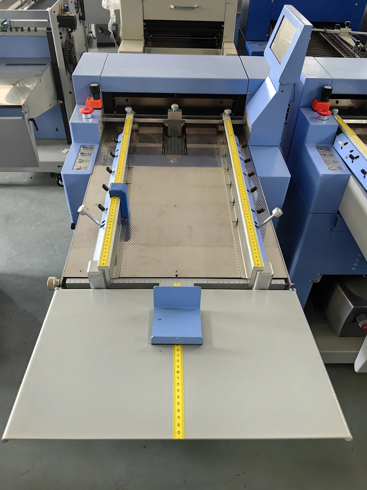 Automatic Book Cover Knife Type Creasing Machine by Supertech