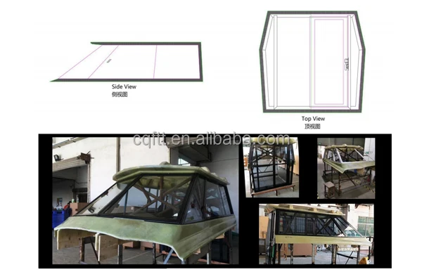 Feitine Aluminum Boat Windscreen - Customized Marine Shield