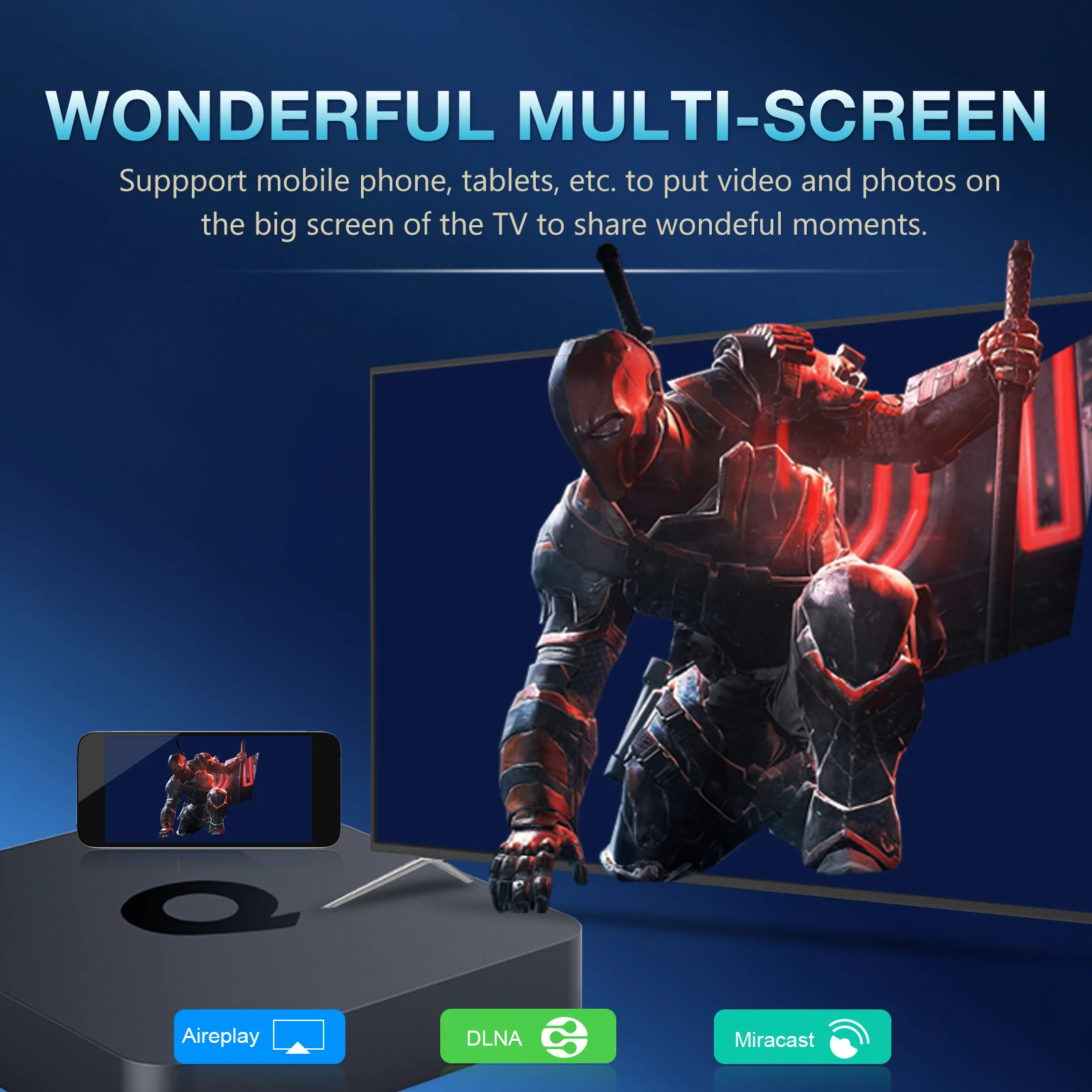 Ott Best Selling Internet TV Box - Q1 Voice Remote Control