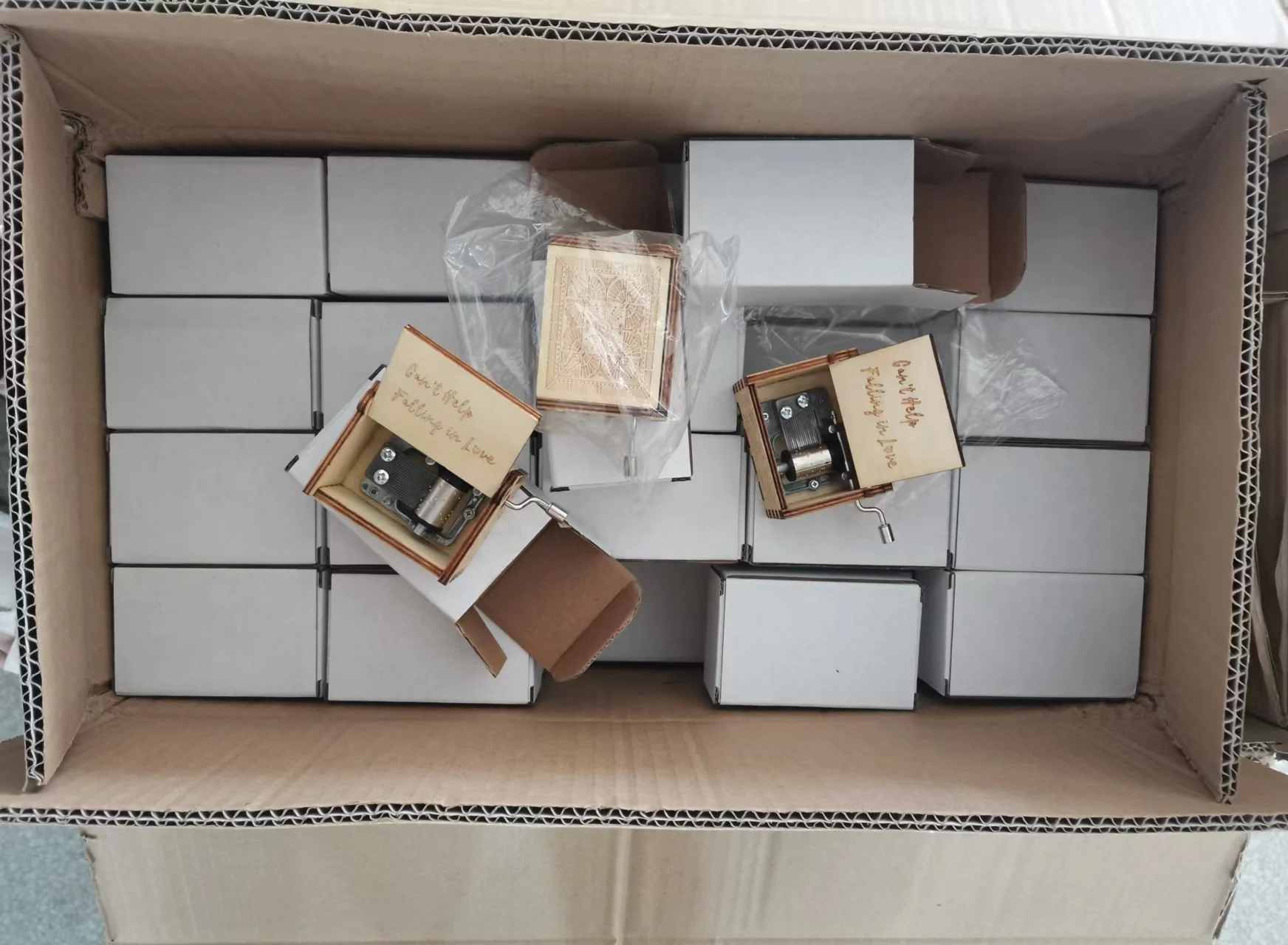 Ever Bright New Creative Music Box Classical Movie Music Box Wooden ...