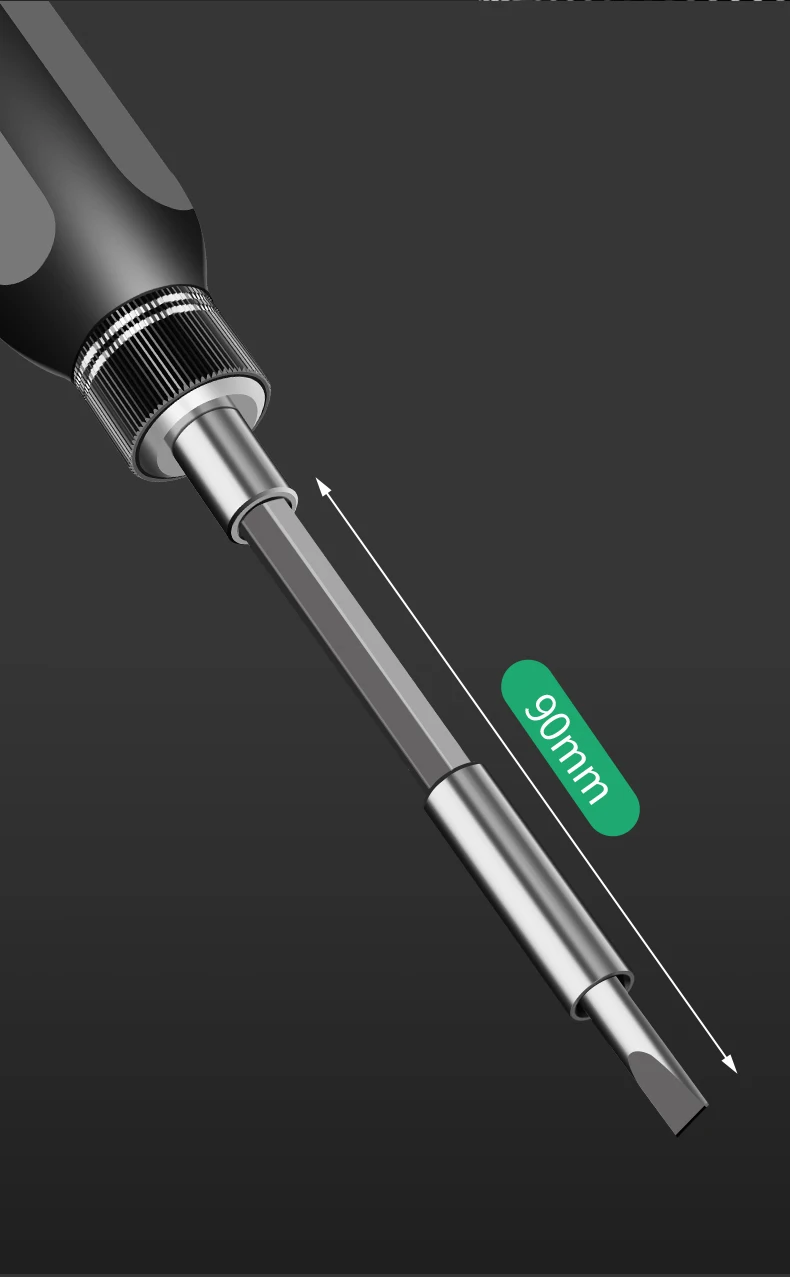 High Precision Ratchet Screwdriver Set Crv Bits Multifunctional Mini ...