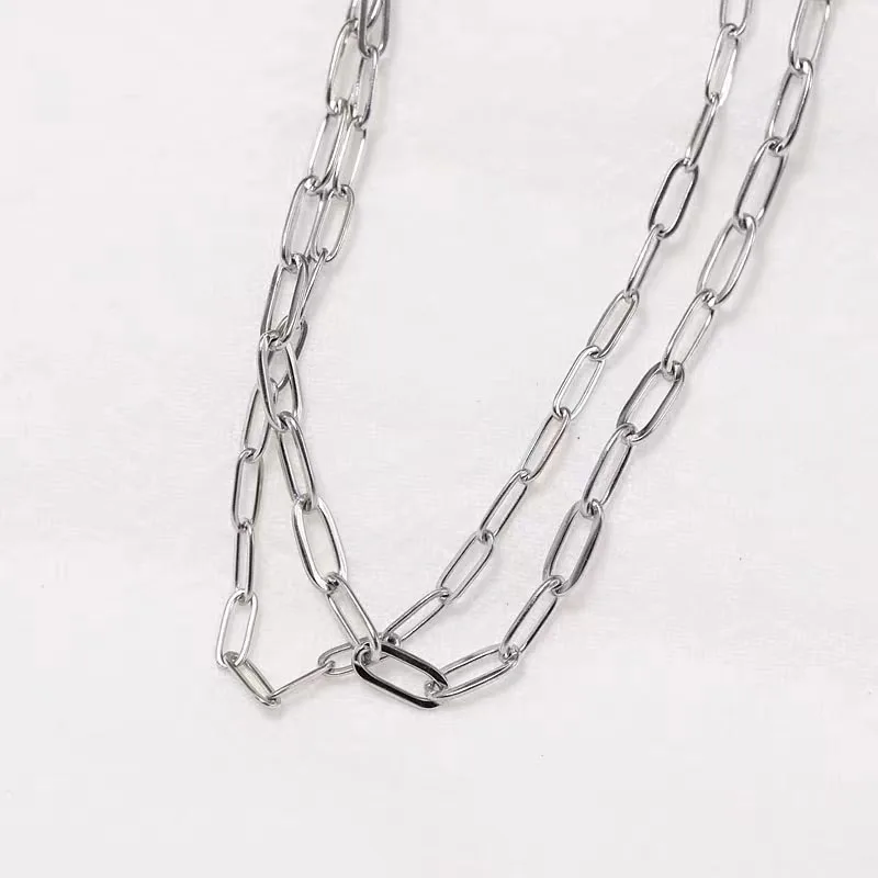 Wholesale 925 Sterling Silver Square Shape Chain 20 Inches Jewelry ...