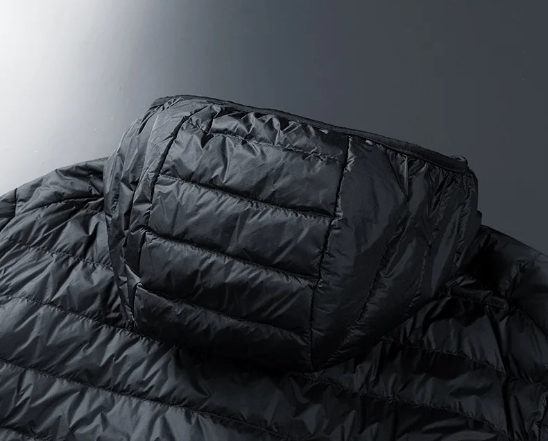 Custom Logo Outdoor Lightweight Warm Duck Feather Men's Puffer Jackets ...