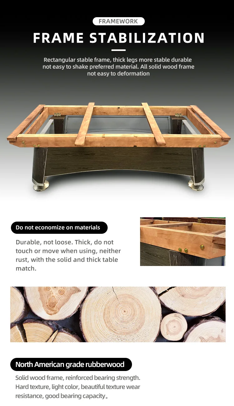 SDAIS 8-Pocket Star Maxima Billiard Table - Durable & Versatile