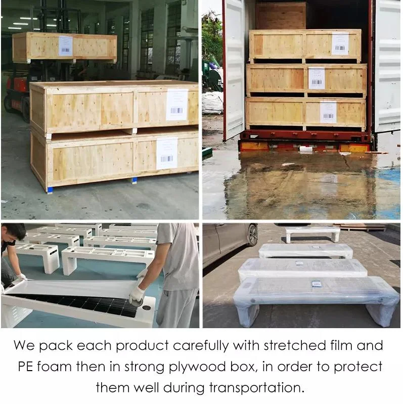 Smart Park Chairs - Outdoor Benches with Solar & Wifi