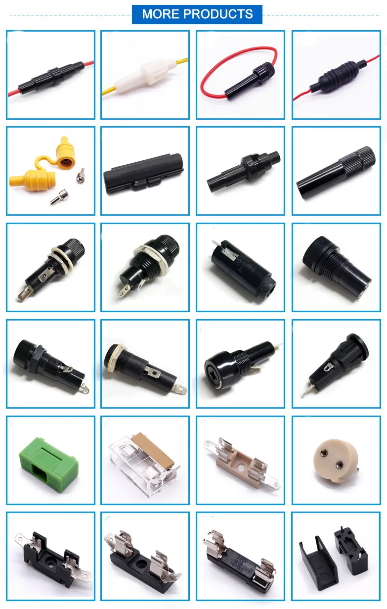 Maxi standard medium mini 5x20 6x30 electrical auto metal fuse clip ...