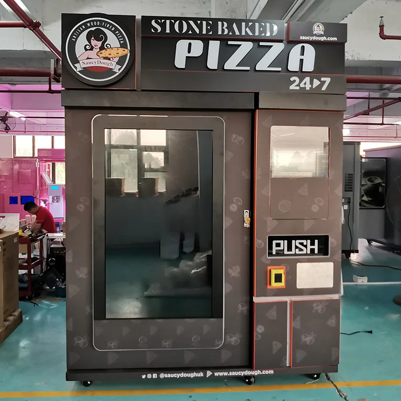 Iplaysmart Pizza Vending Machine Bulk Fresh Fast Food Vending Pizza ...