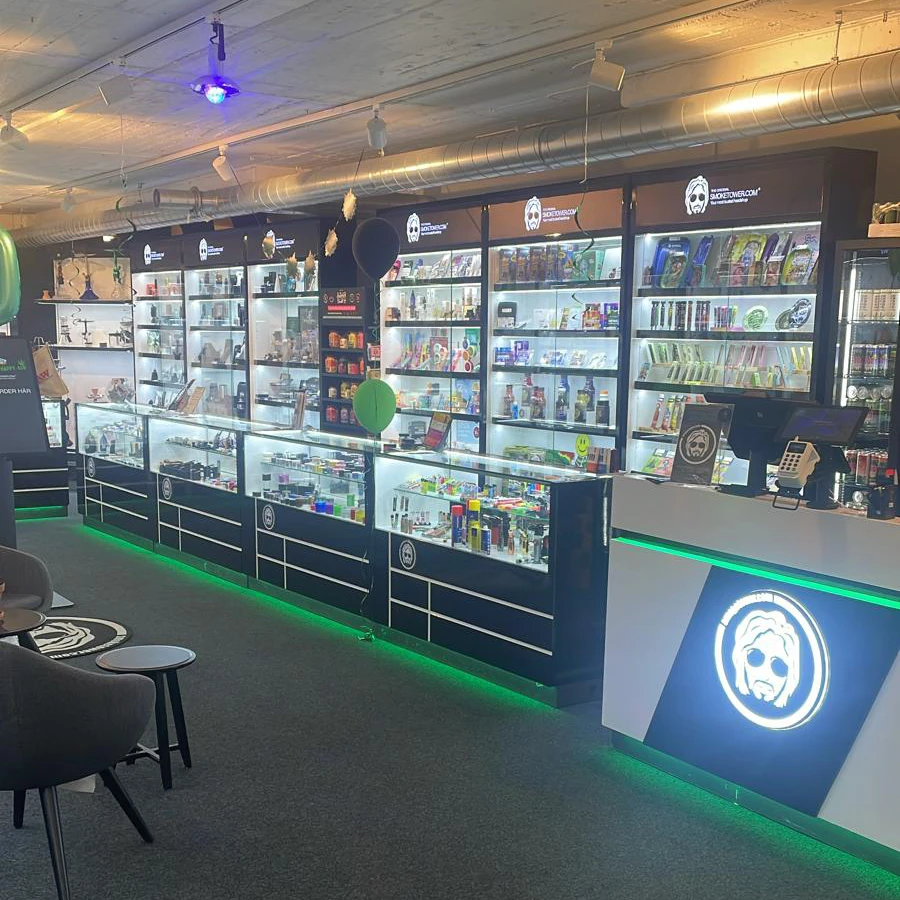 Tobacco Display Showcases Stand Furniture Rack Floor Cigarette Display ...