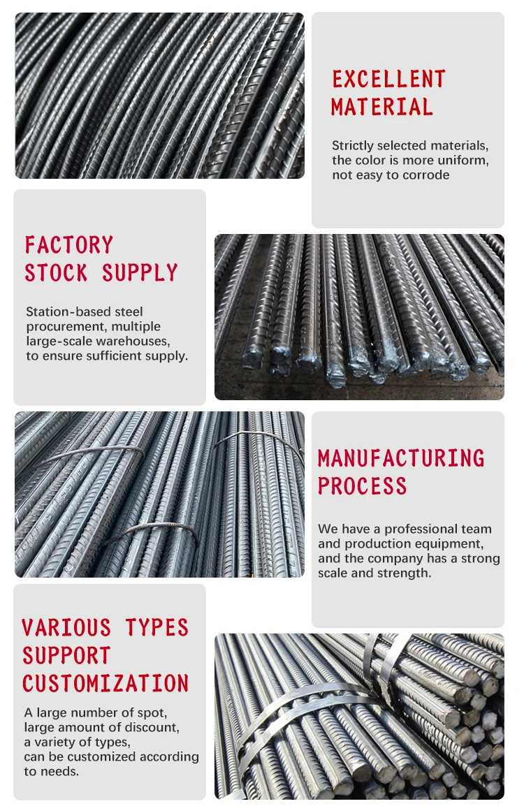 Direct Deal Astm Steel Rebars Reinforced Steel Rebar 20mm X 9m Rebars ...