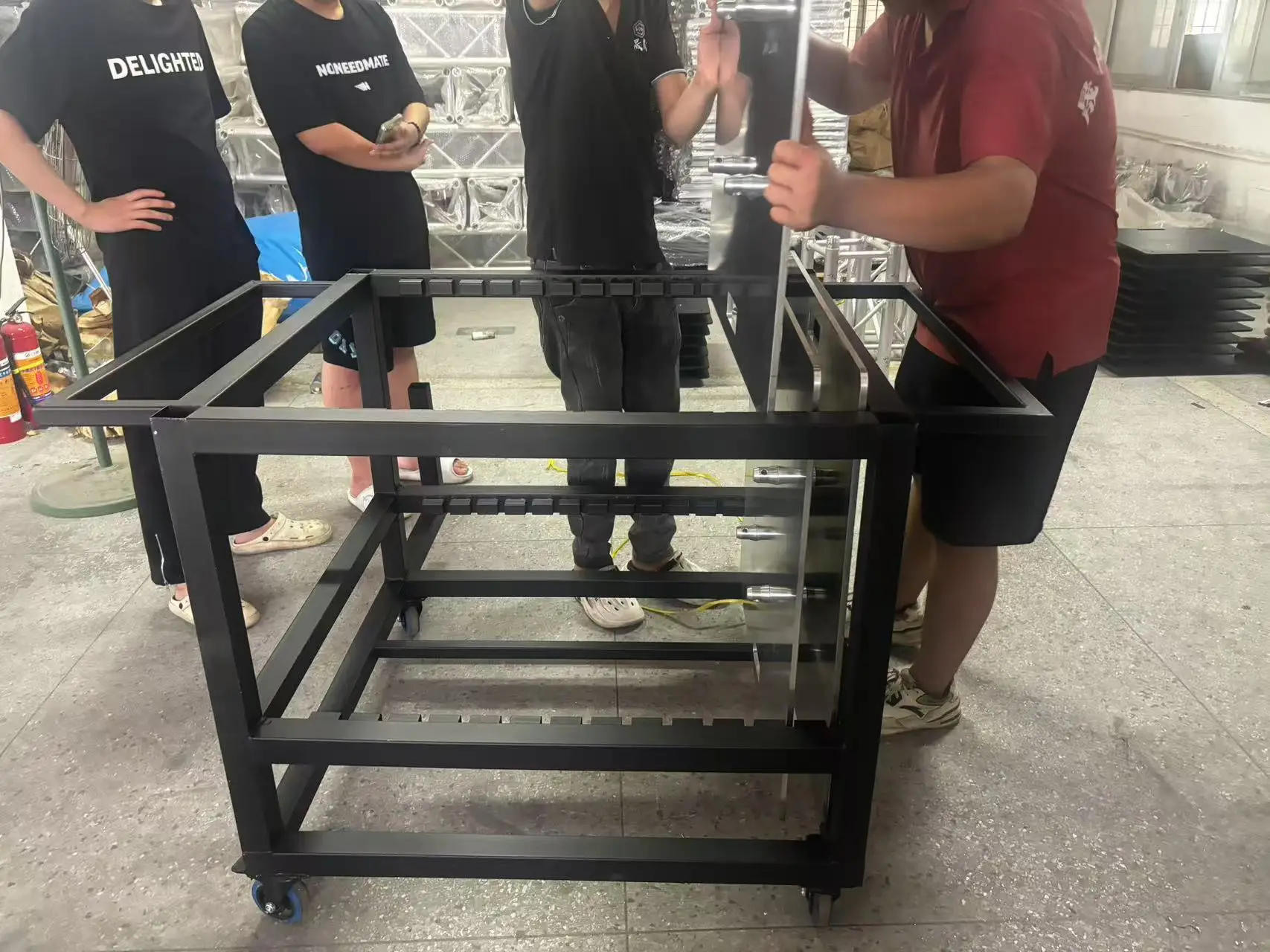 Transport Vehicle Portable Cart for Aluminum Stage Brace Stage Frame ...