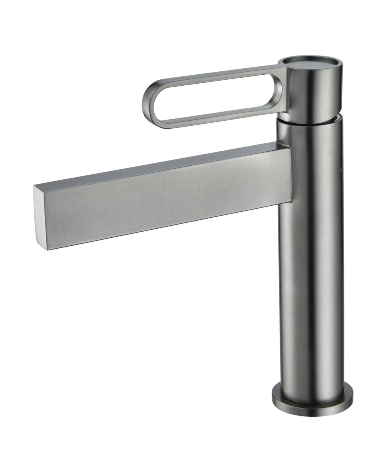 Modern 304 Stainless Steel One-handle Basin Faucet Contemporary Design ...
