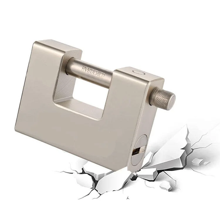 Hottest Iron Keyed Rectangle Padlock Heavy-duty Secure Core With Safety ...
