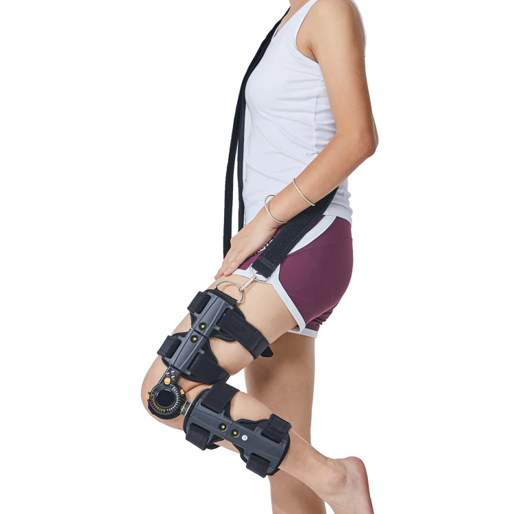 Adjustable Knee Joint Fixation Brace Lower Limb External Knee Leg ...
