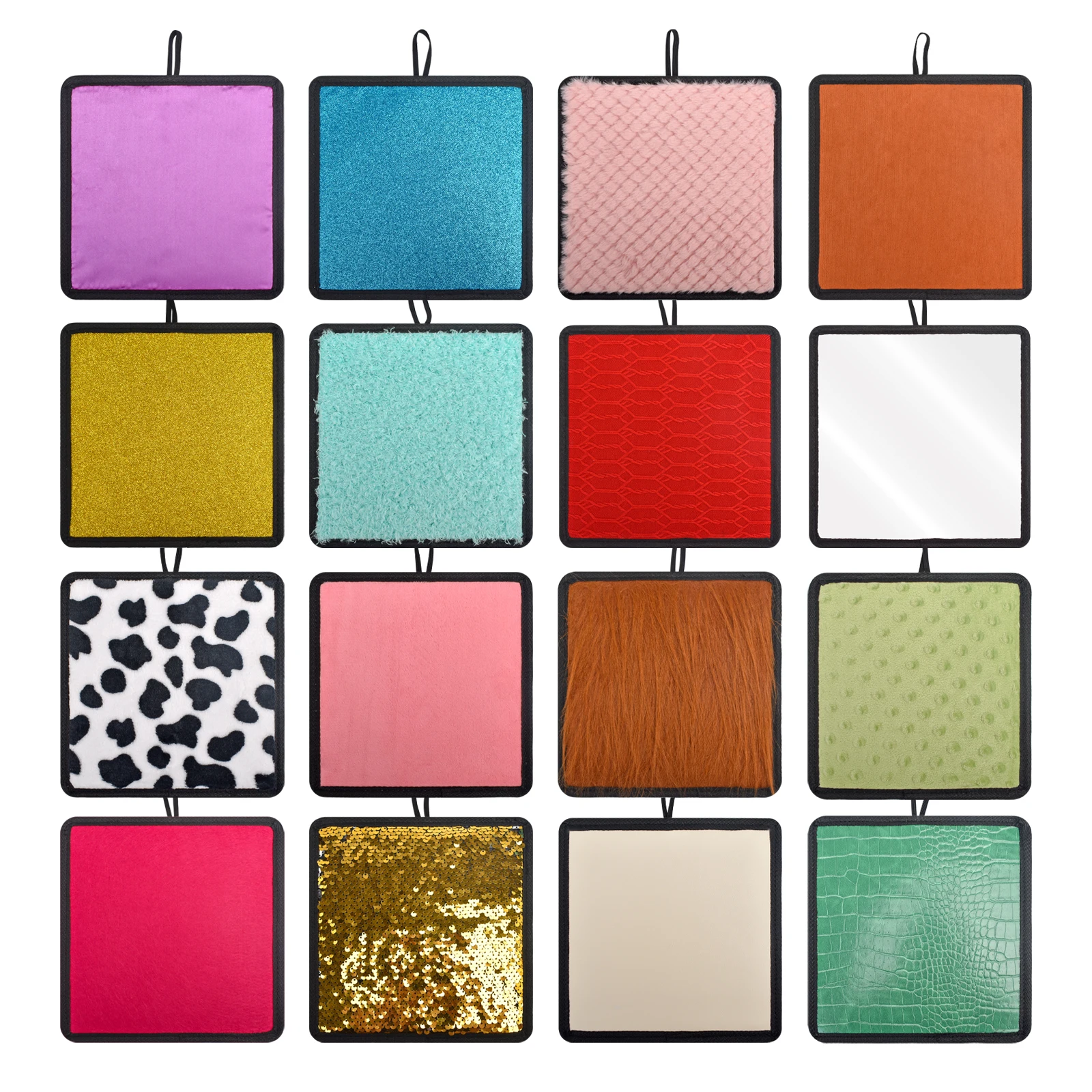 16 Set Sensory Mini Mats Assorted Textured Sensory Floor Tiles Early ...