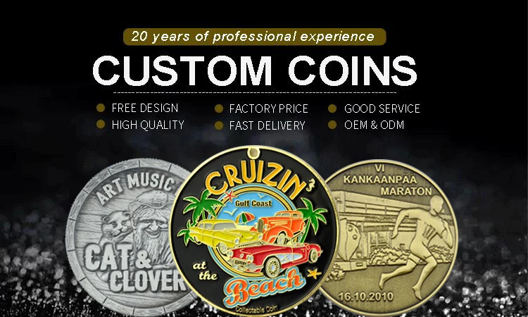 Custom Engraved Souvenir Coin | Cheap Metal Plated Silver Coins ...