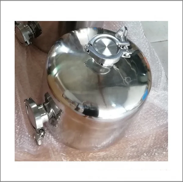 2L Stainless Steel Tri Clamped Container with Lid - Ideal for Storage ...