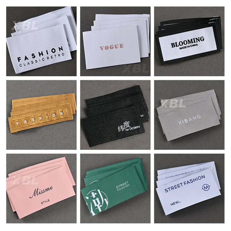 Clothes Clothing Hem Tag,High Quality Digital Custom Logo Print ...
