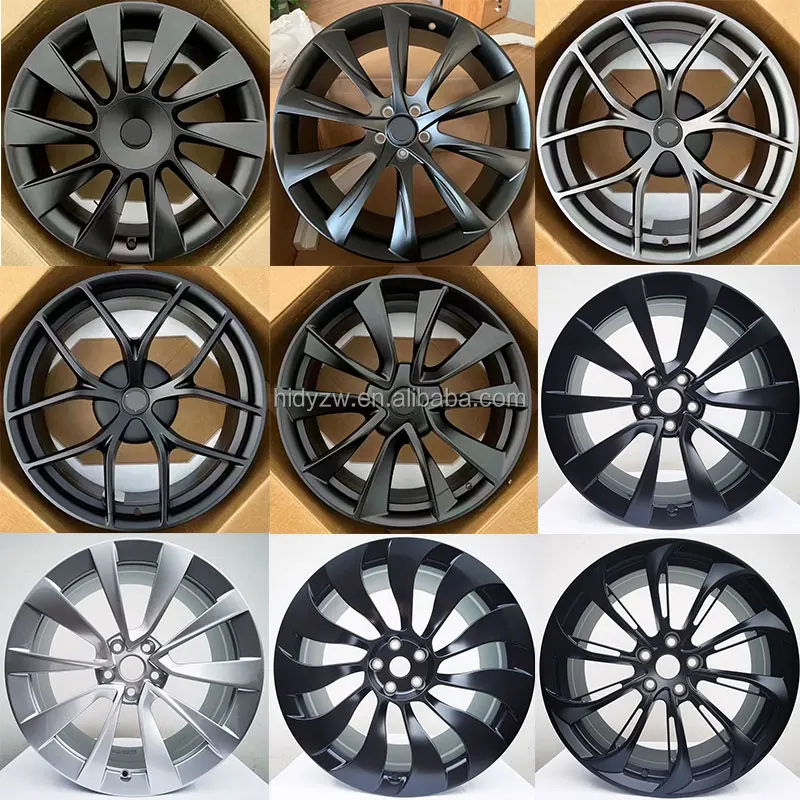 Custom Satin Black 17-22 Inch 5x114.3 5x120 Replica Bbs Fi-r Alloy ...