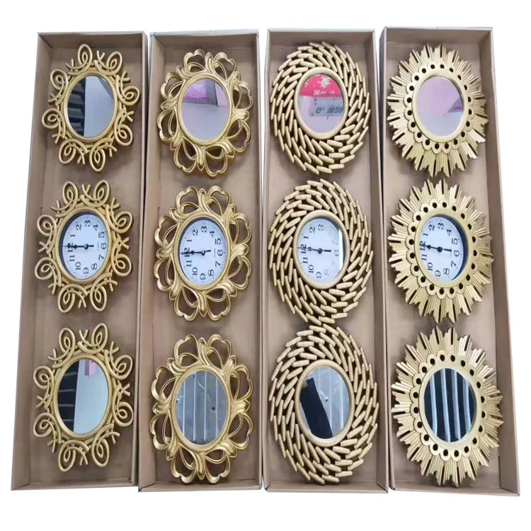 Mirrors And Clocks 3pcs In A Set Fashion Home Decoration Set Wall ...