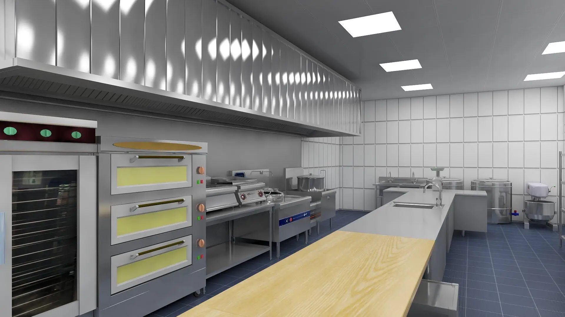 Stainless Steel Kitchen Suction Smoking Machine Kitchen Exhaust Hood ...