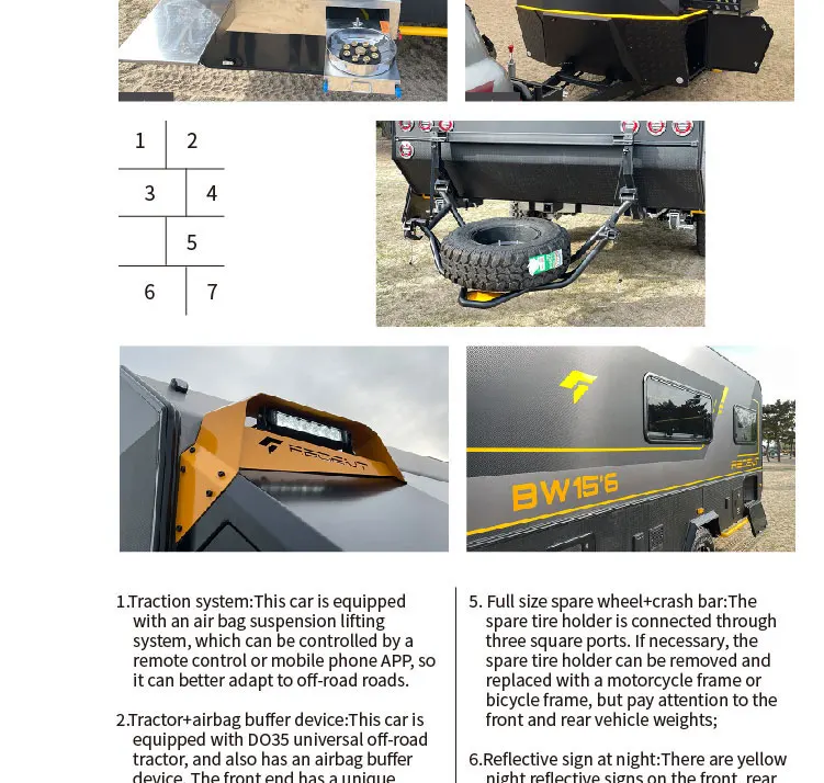 High Quality Luxury Large Travel Trailer Rv Camper Travel Trailer ...