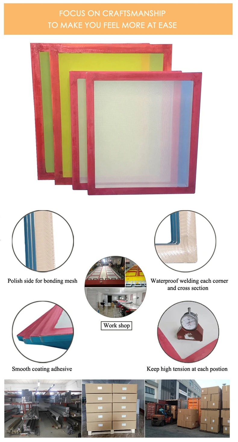 Aluminum Silk Screen Printing Frames - Durable & Versatile