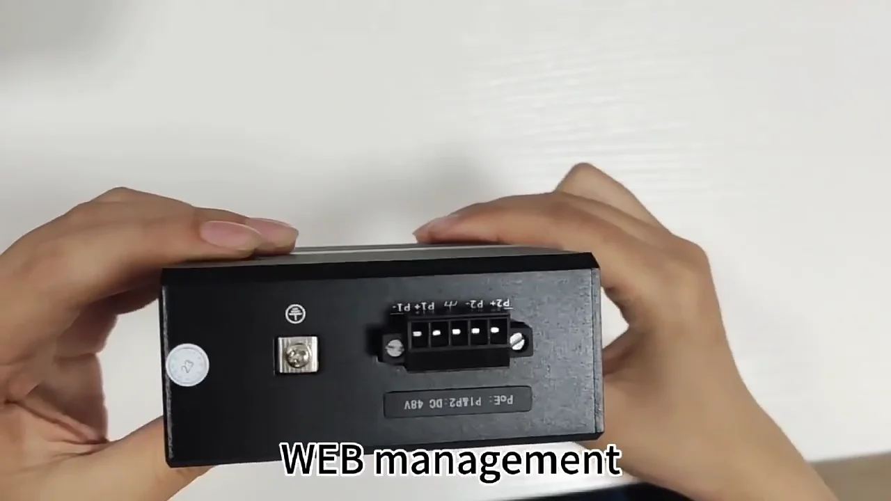 4 Port Full Gigabit Poe Wall Switch Vlan Web Managed Din-rail,48v Reverse Ethernet Smart Network ...