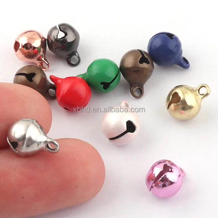Wholesale Colorful Small Jewelry Jingle Bells Pet Hanging Metal Bell ...