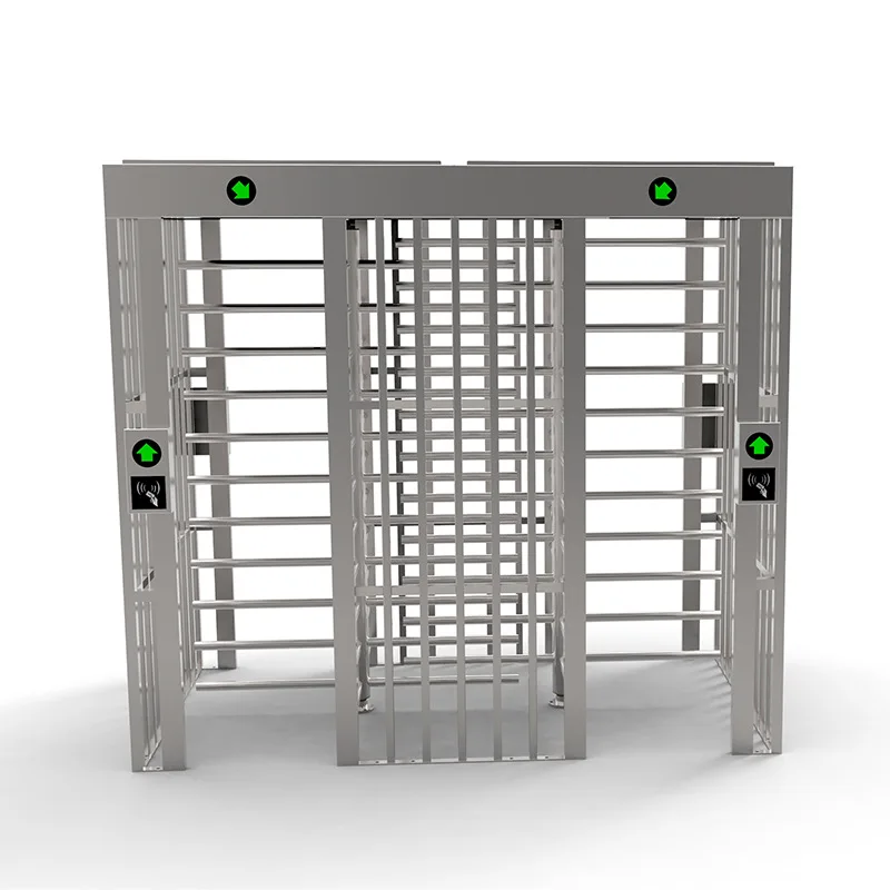 TGW Double Full Height Turnstile with Biometric Control