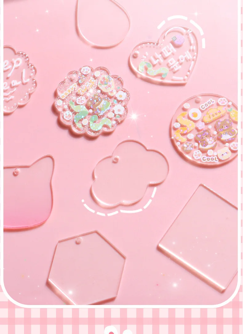 Handmade DIY Gel Goo Card Sticker Set for Boys Full Material Plate for ...